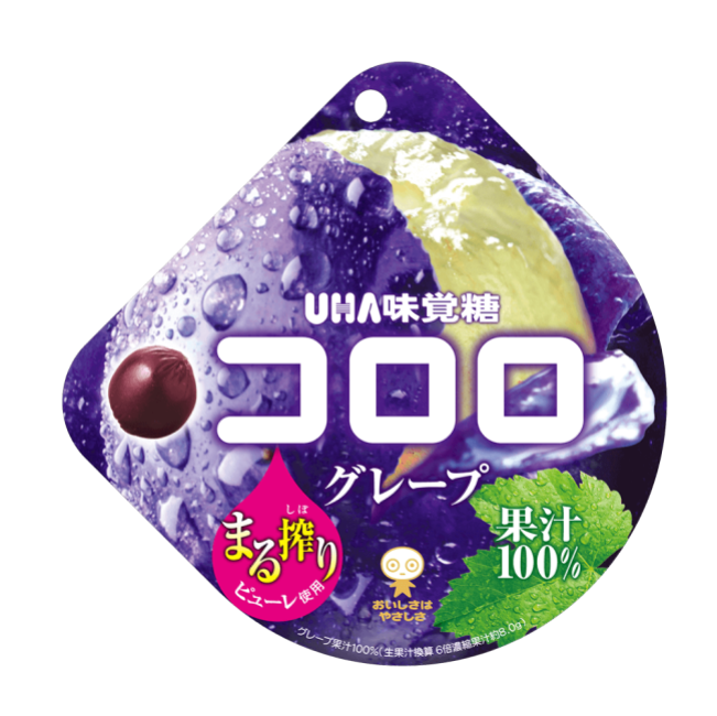 UHA Kororo Grape Candy - Tokyo Style